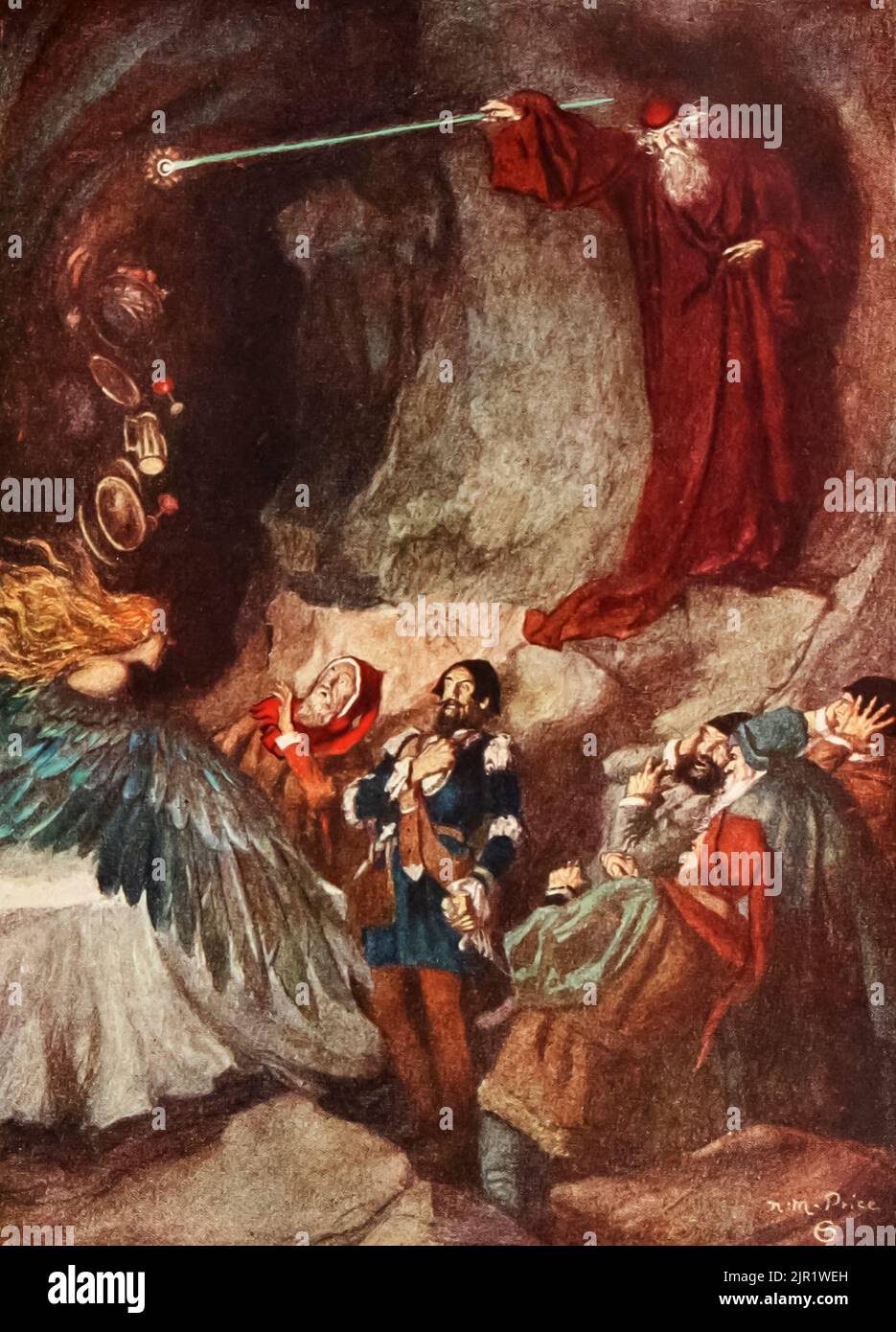 THE FEAST VANISHED AWAY (The Tempest Act III. Scene 3) from the book ...