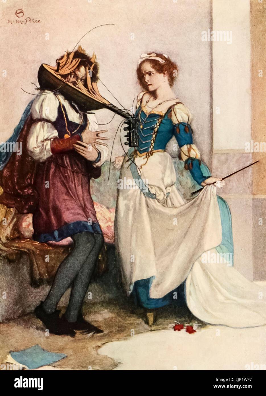 Taming of the shrew painting hi-res stock photography and images - Alamy