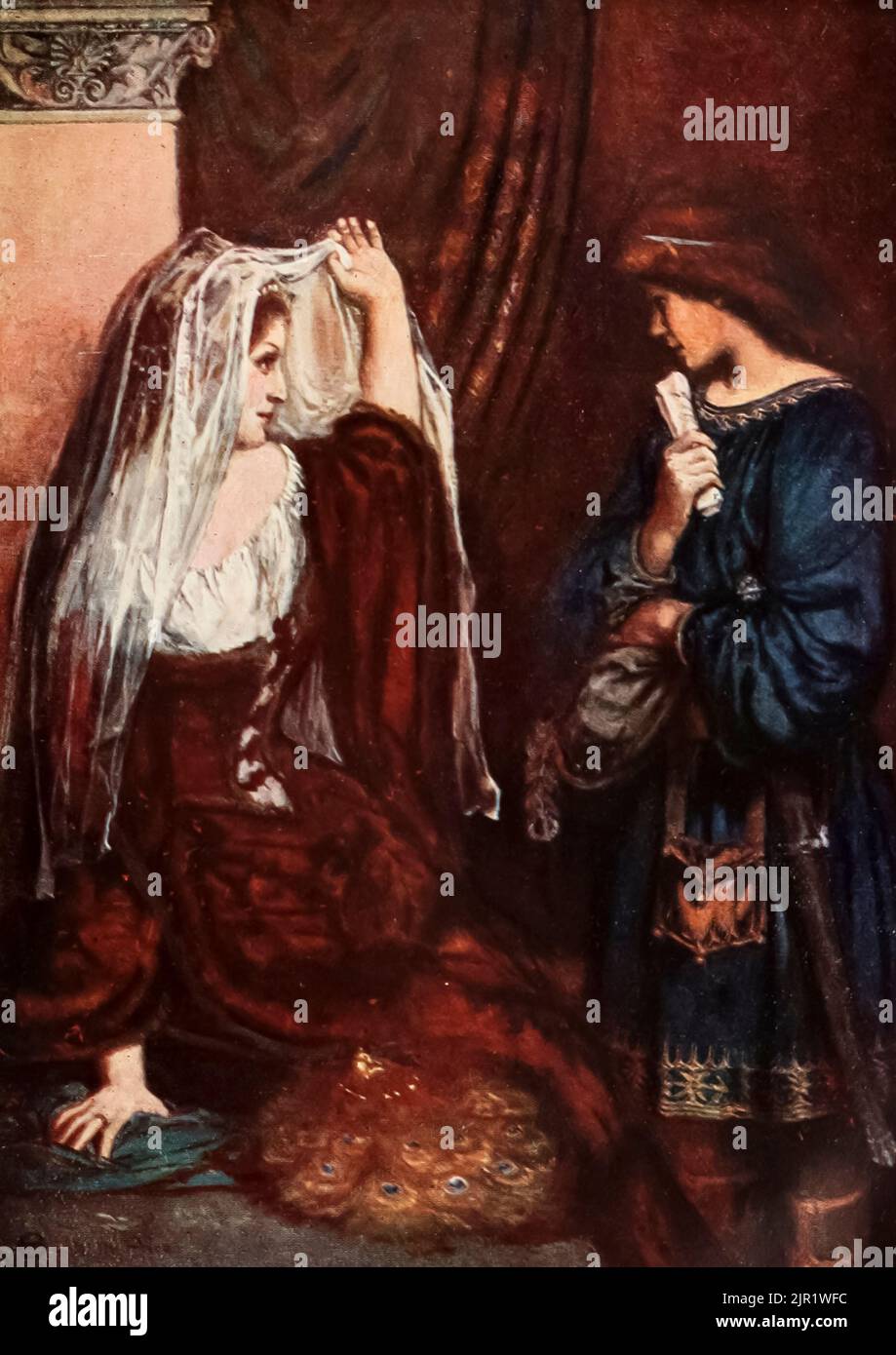 OLIVIA, "But we will draw the curtain and show you the picture" (THE ...