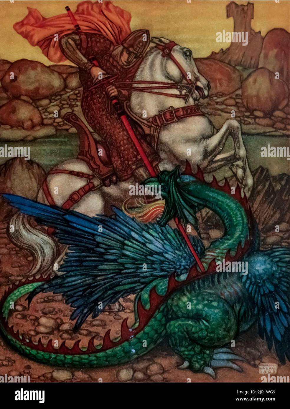 Medieval knight princess on horse hi-res stock photography and images ...