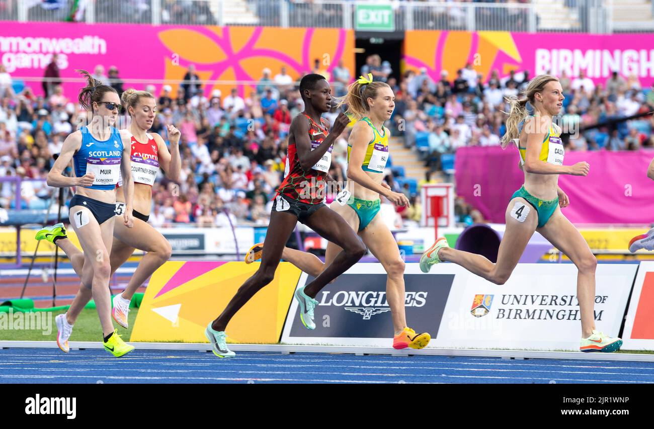 Abbey Caldwell of Australia competing in the women’s 1500m heats at the ...