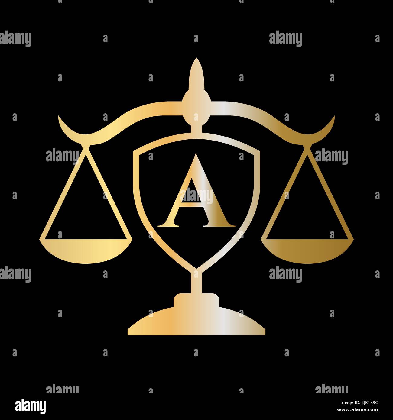 Initial Letter A Law Firm Logo. Legal Logo and Lawyers in Alphabet ...