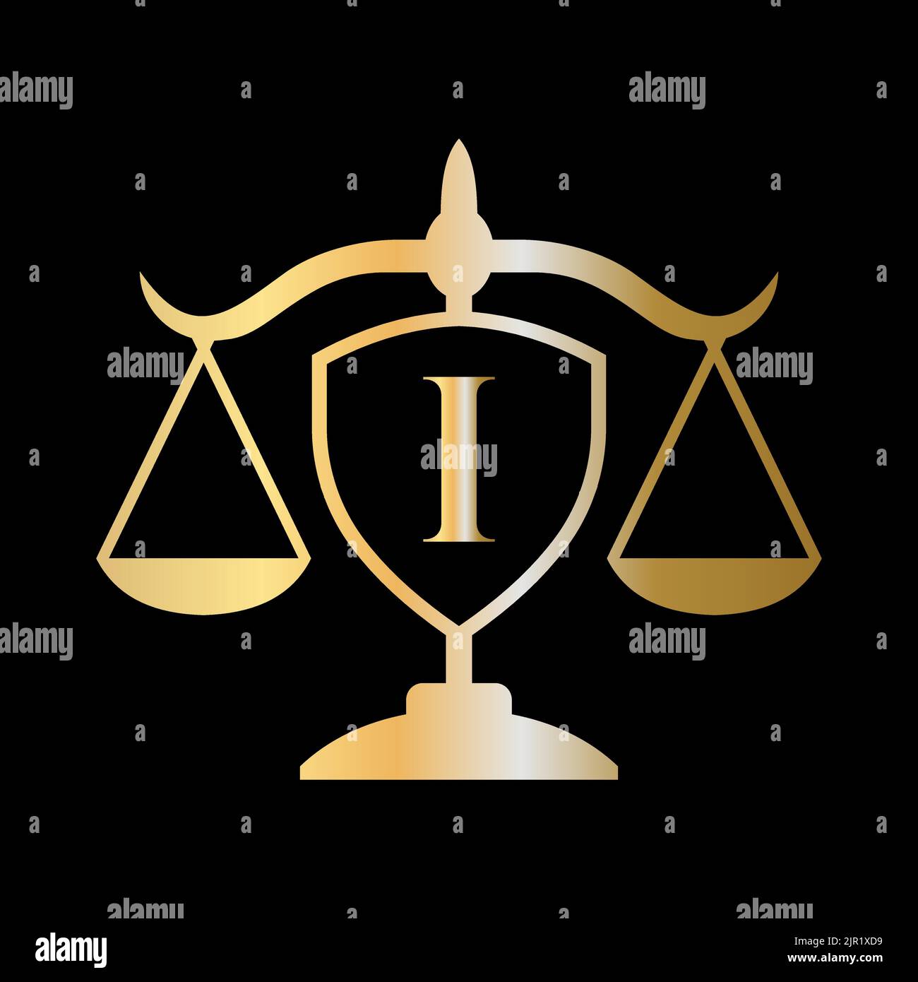 Initial Letter I Law Firm Logo. Legal Logo and Lawyers in Alphabet ...