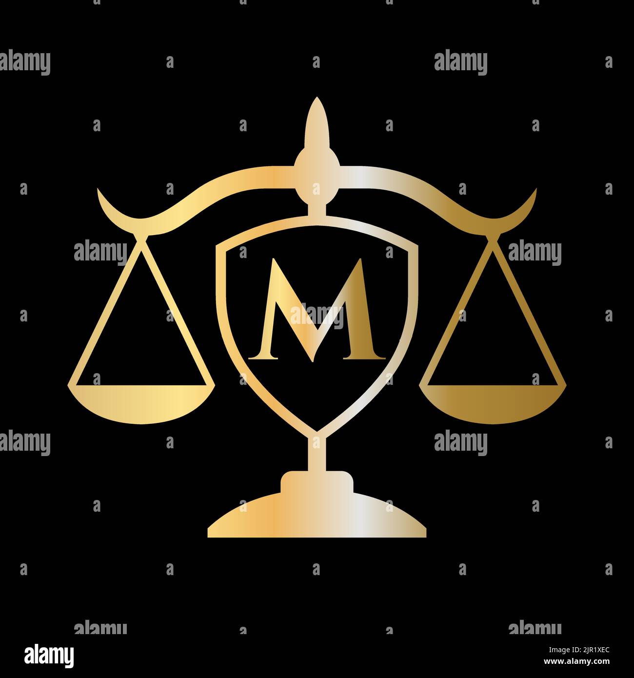 Initial Letter M Law Firm Logo. Legal Logo and Lawyers in Alphabet ...