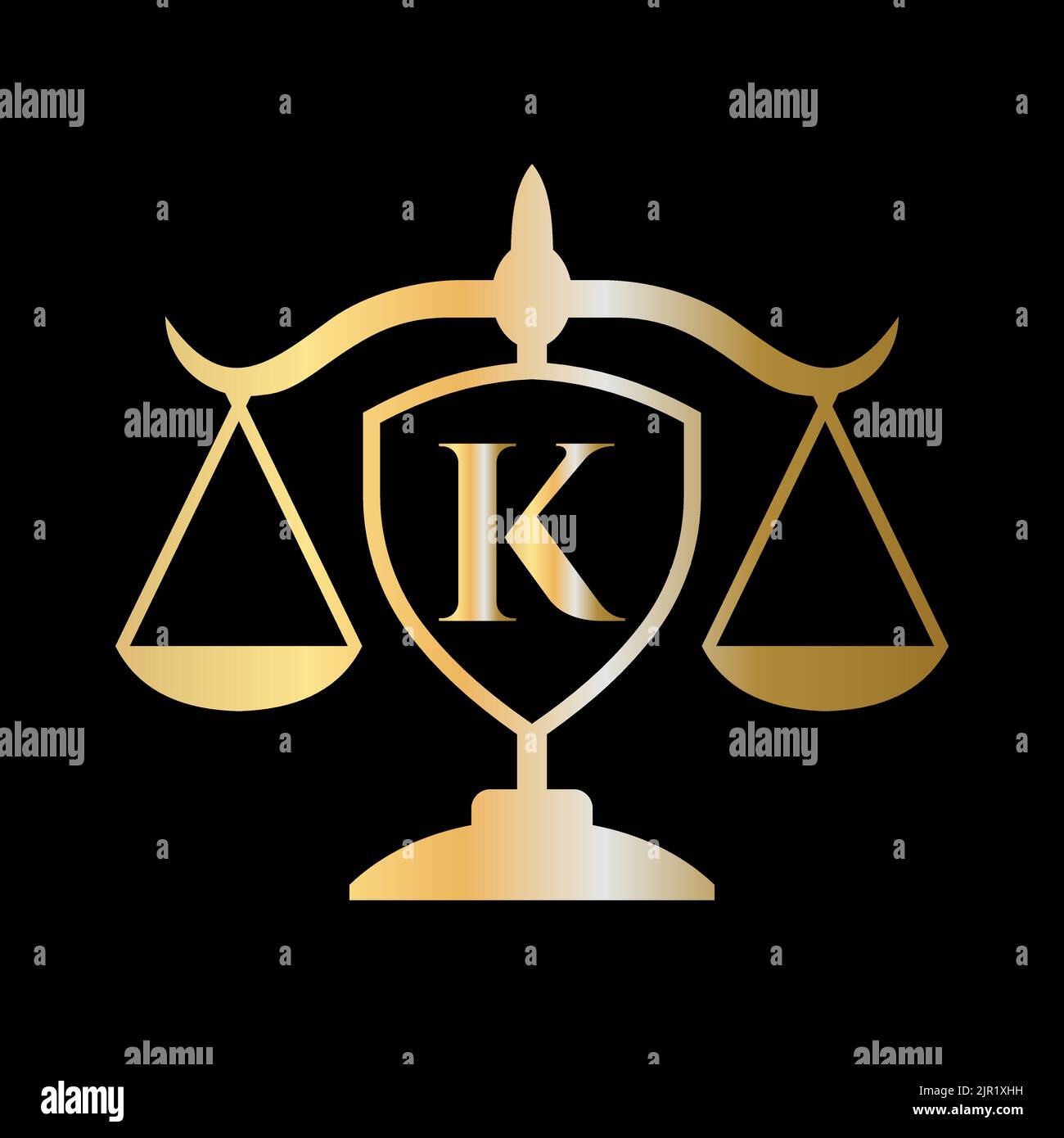 Initial Letter K Law Firm Logo. Legal Logo and Lawyers in Alphabet ...