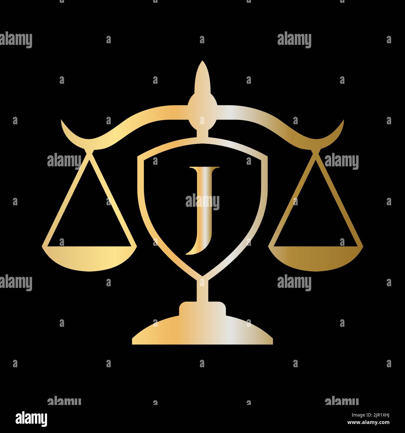 Initial Letter J Law Firm Logo. Legal Logo and Lawyers in Alphabet ...