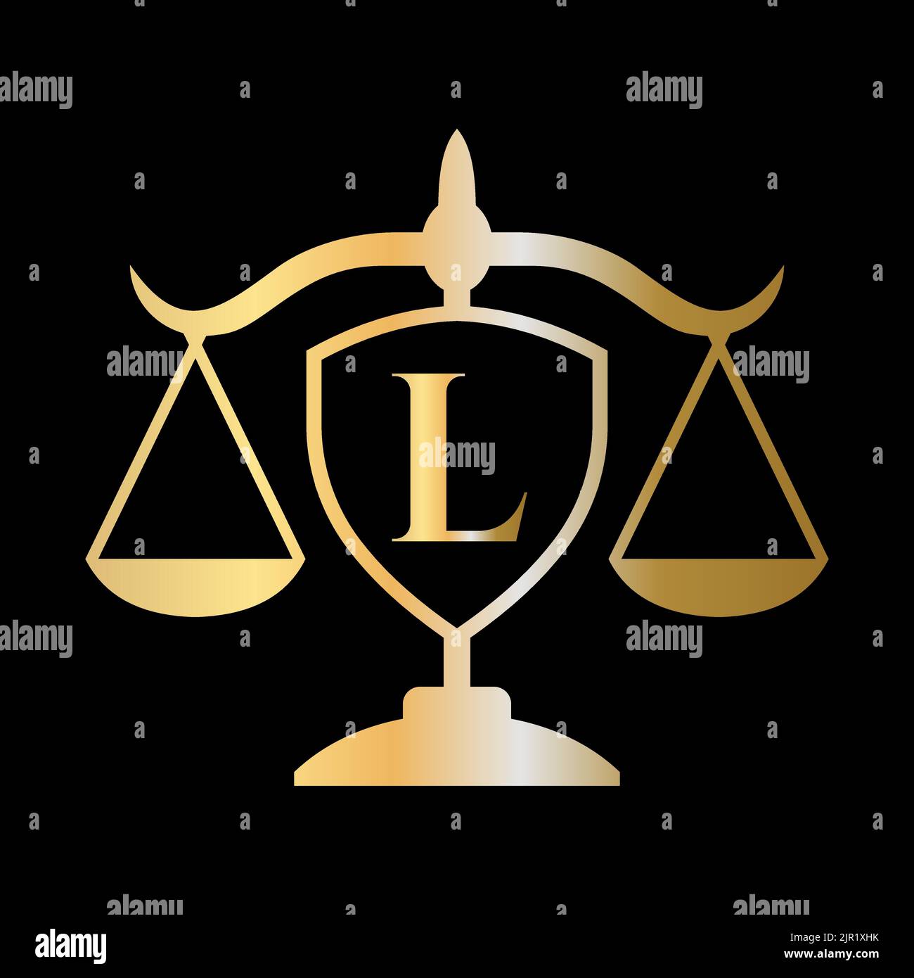 Initial Letter L Law Firm Logo. Legal Logo and Lawyers in Alphabet ...