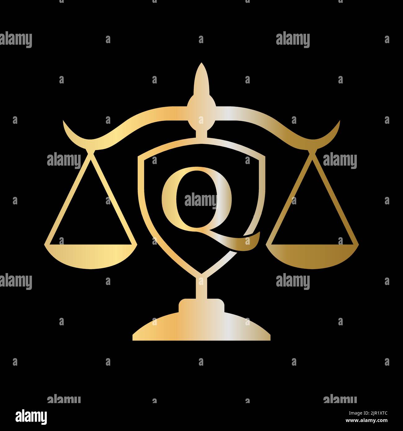 Initial Letter Q Law Firm Logo. Legal Logo and Lawyers in Alphabet ...