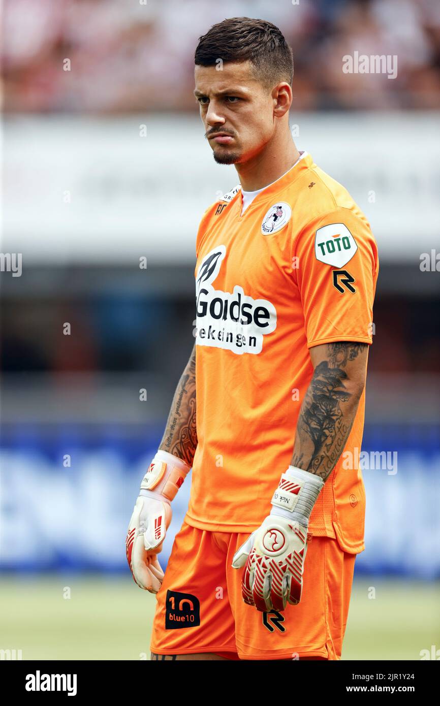 ROTTERDAM - Sparta Rotterdam goalkeeper Nick Olij during the Dutch ...