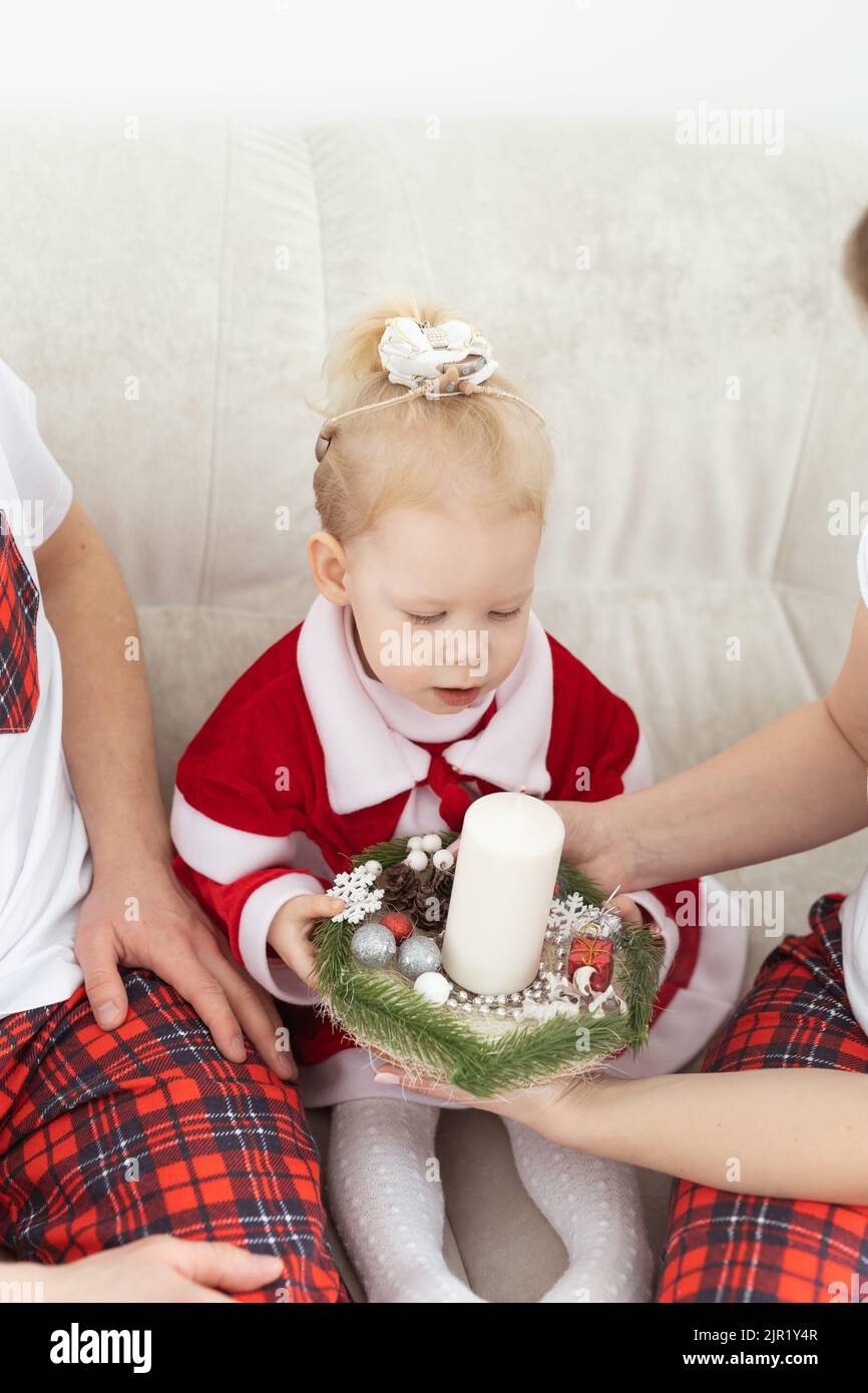 Baby child with hearing aid and cochlear implant having fun with ...