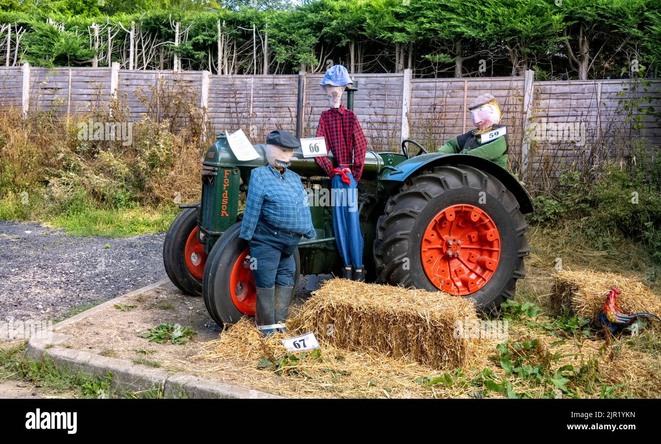 Three scarecrows on tractor hi-res stock photography and images - Alamy