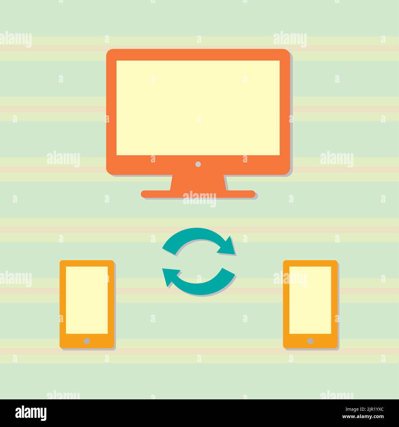 Synchronisation icon hi-res stock photography and images - Alamy