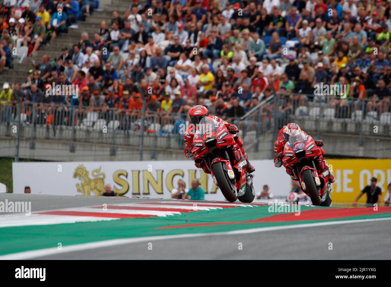 The 2022 edition of the AustrianGP in Red Bull A1 ring circuit where ...