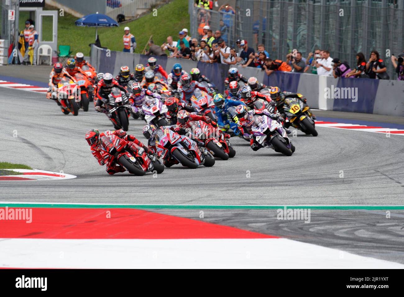 The 2022 edition of the AustrianGP in Red Bull A1 ring circuit where ...