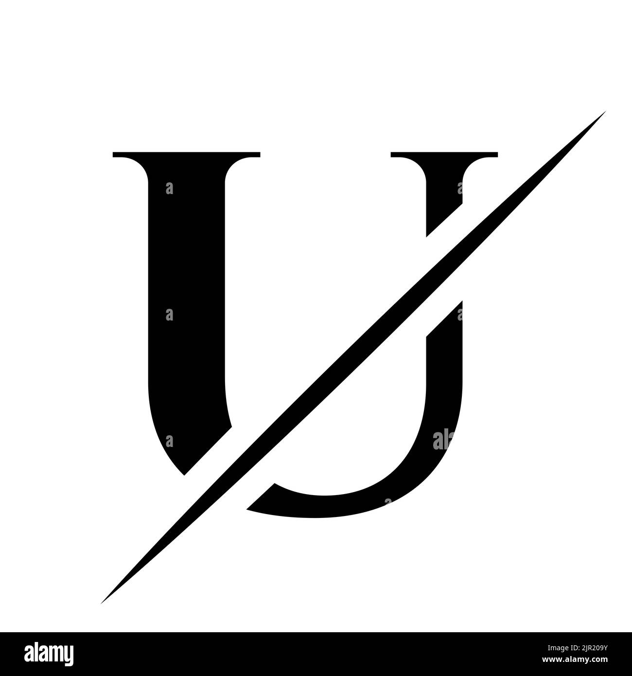 Letter U Luxury, Beauty and Fashion Logo Design . Monogram Letter U ...