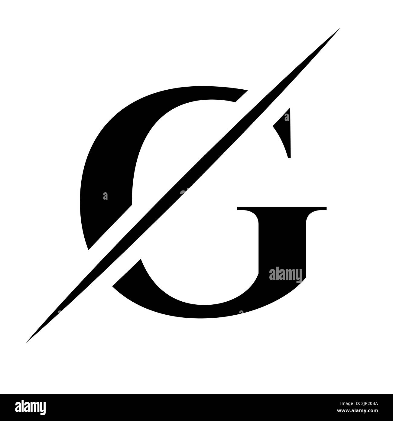 Letter G Luxury, Beauty and Fashion Logo Design . Monogram Letter G ...