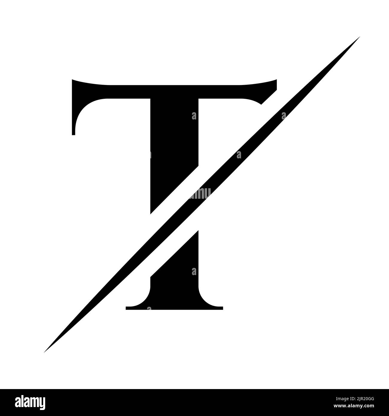 Letter T Luxury, Beauty and Fashion Logo Design . Monogram Letter T ...