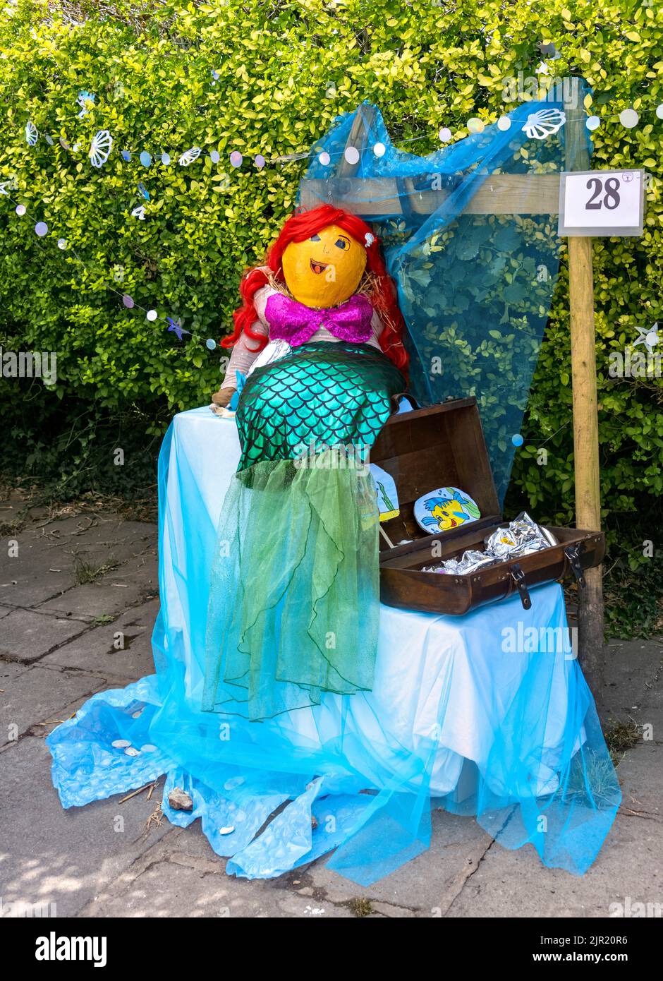 Ariel mermaid scarecrow hi-res stock photography and images - Alamy