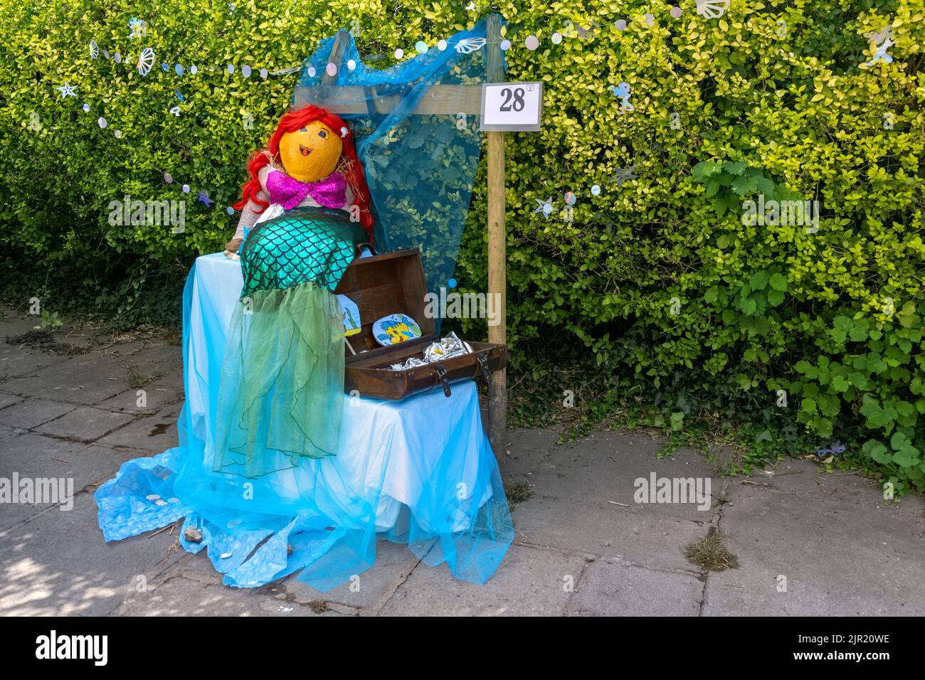 Ariel mermaid scarecrow hi-res stock photography and images - Alamy