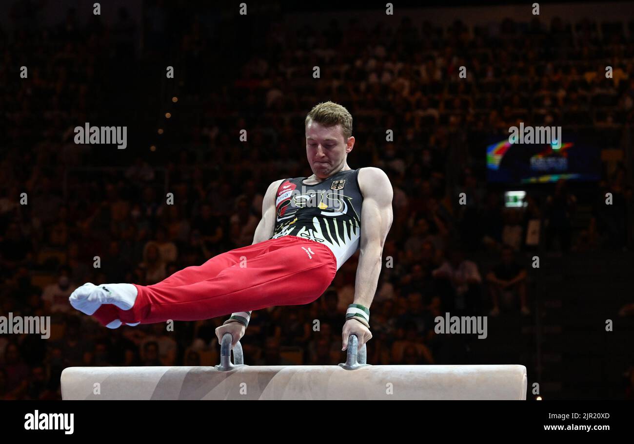 Munich, Germany. 21st Aug, 2022. Gymnastics: European Championship, Men ...