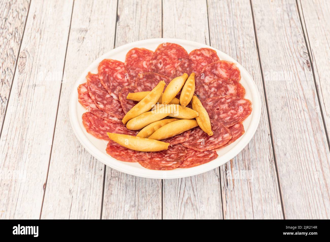 Salchichón is a type of cured sausage of Greek and Roman origin ...