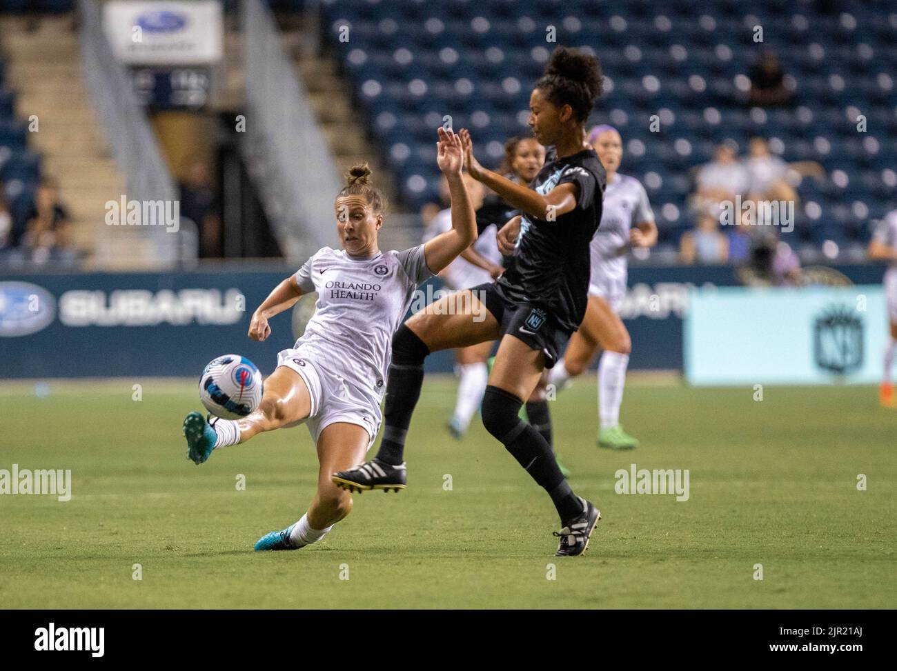 Meggie Dougherty Howard (28 Orlando Pride) in action during the ...