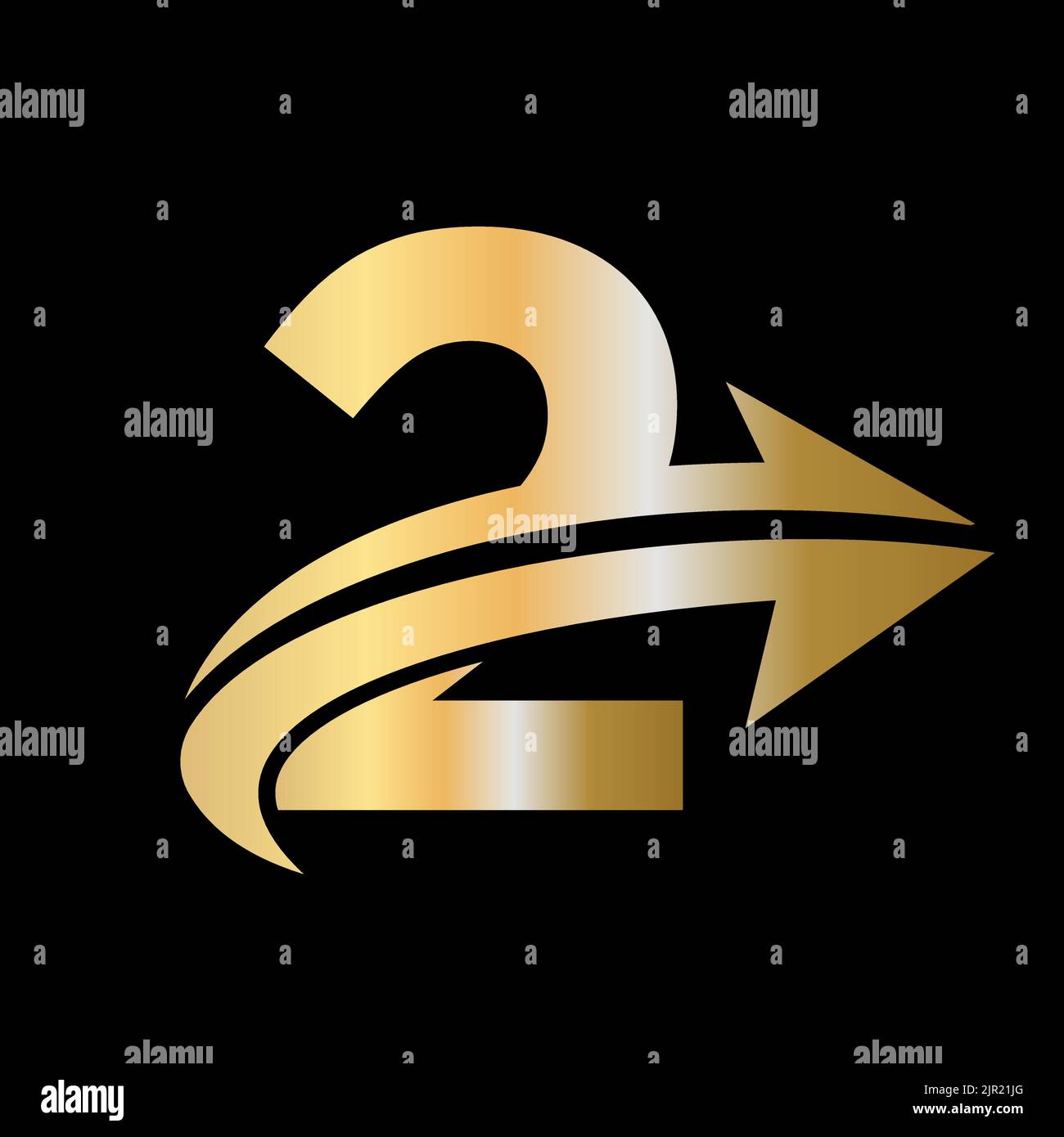 Finance logo with 2 Letter Concept. Marketing And Financial Business ...