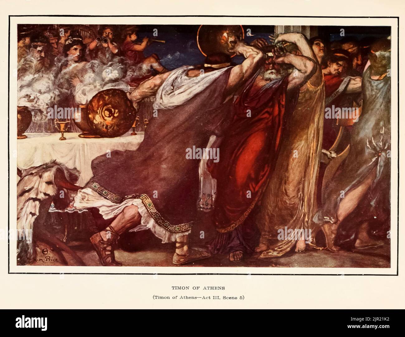 Timon of Athens Act III Scene 5 from the book ' Tales from Shakespeare ...