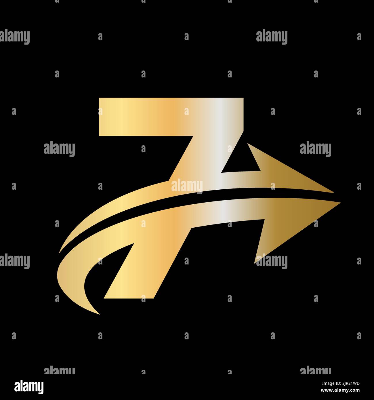 Finance logo with 7 Letter Concept. Marketing And Financial Business ...