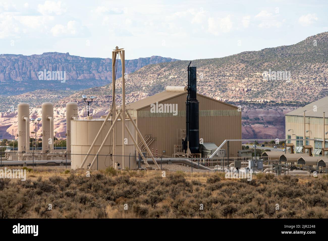 A compressor station for a high-pressure cross-country natural gas ...