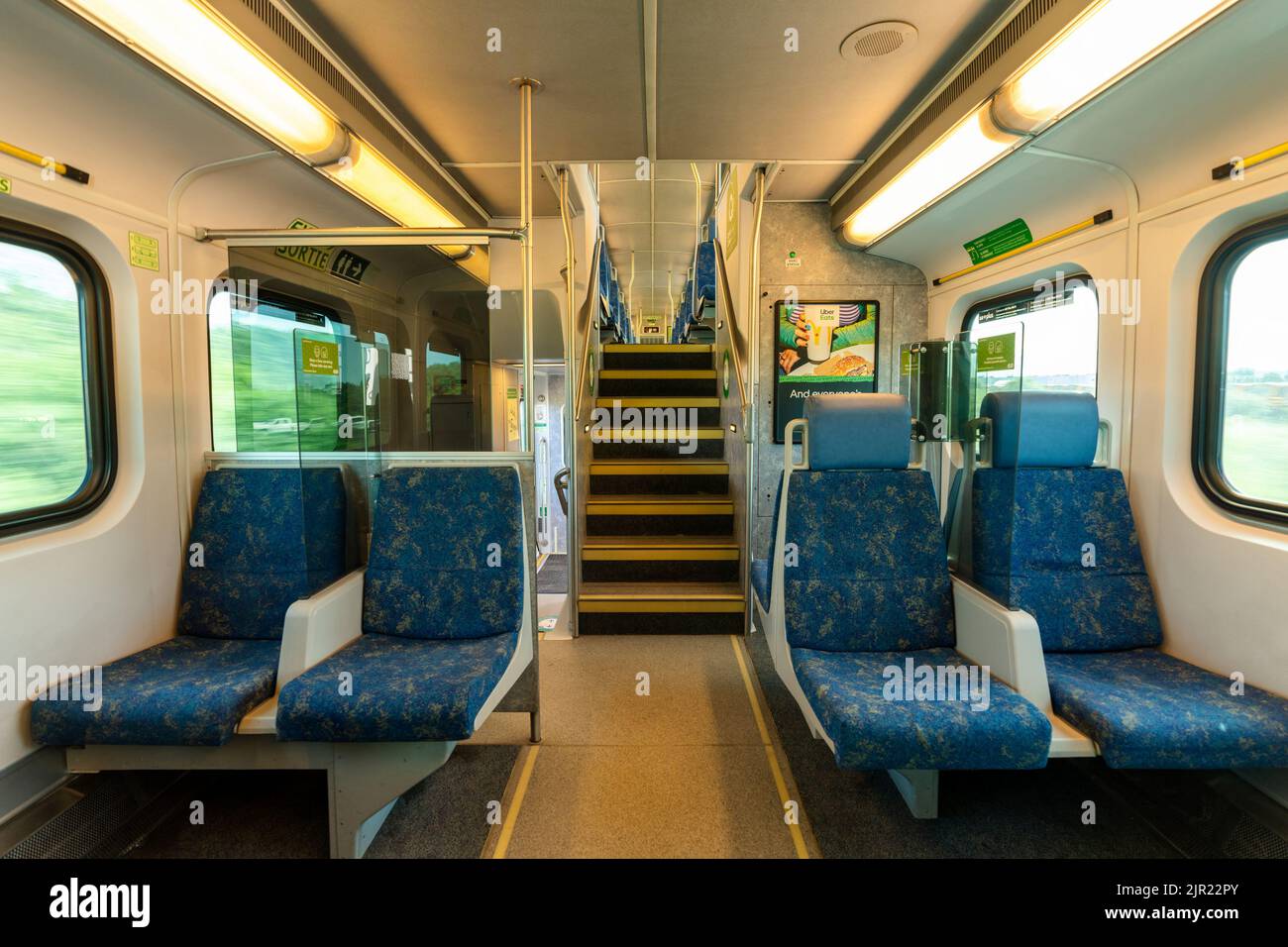 Toronto, ON, Canada - July 10 2021 : Interior of the GO Transit Go ...