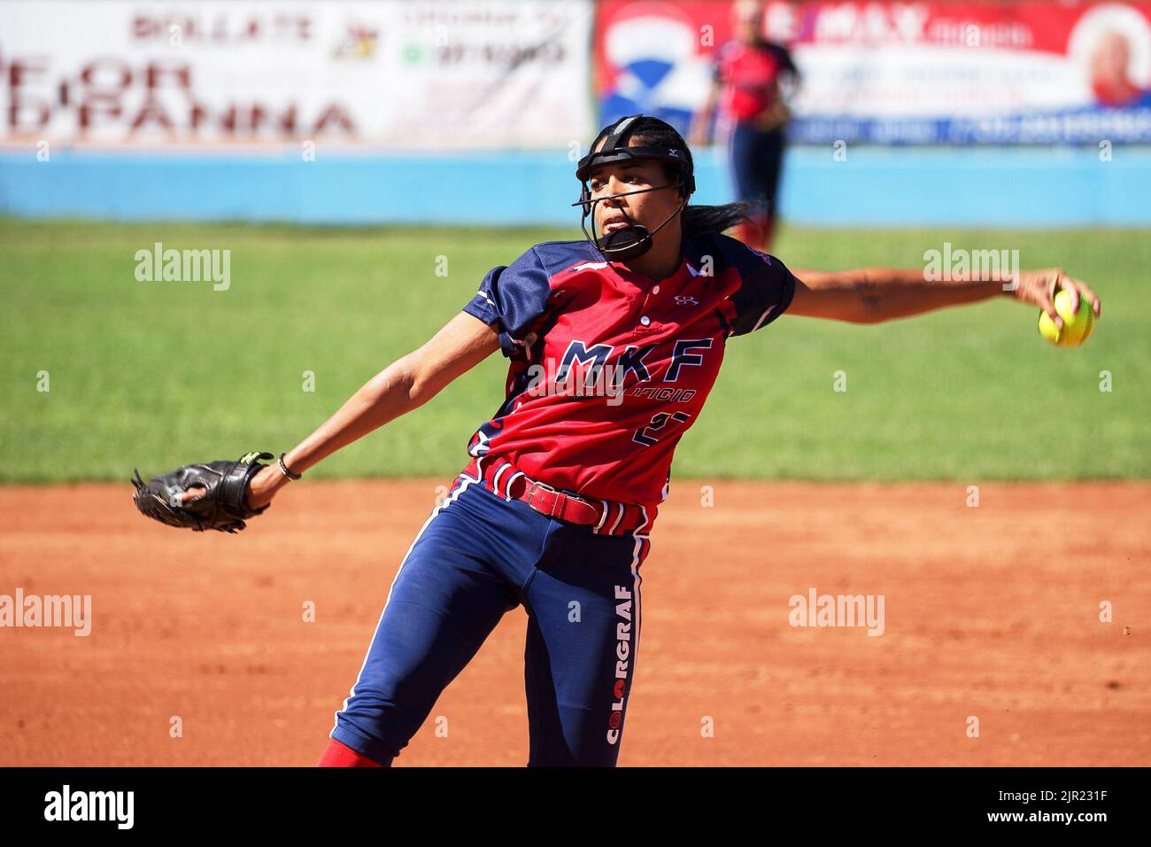 TORNES Yilian pitcher of team Bollate (ITA) during the Softball 2022 ...