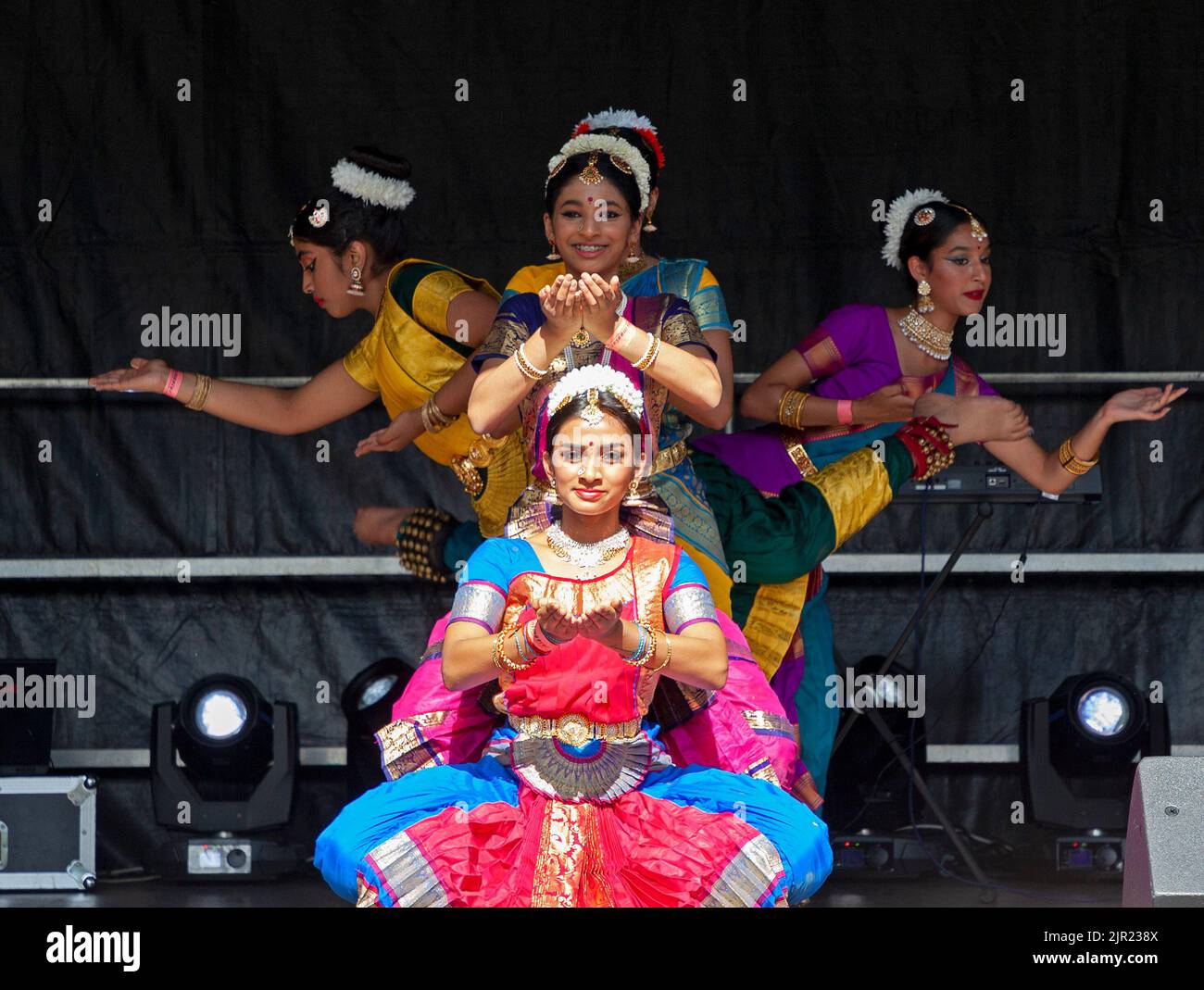 Leith Links Park, Edinburgh, Scotland, UK, 21st August 2022. Milan Mela ...