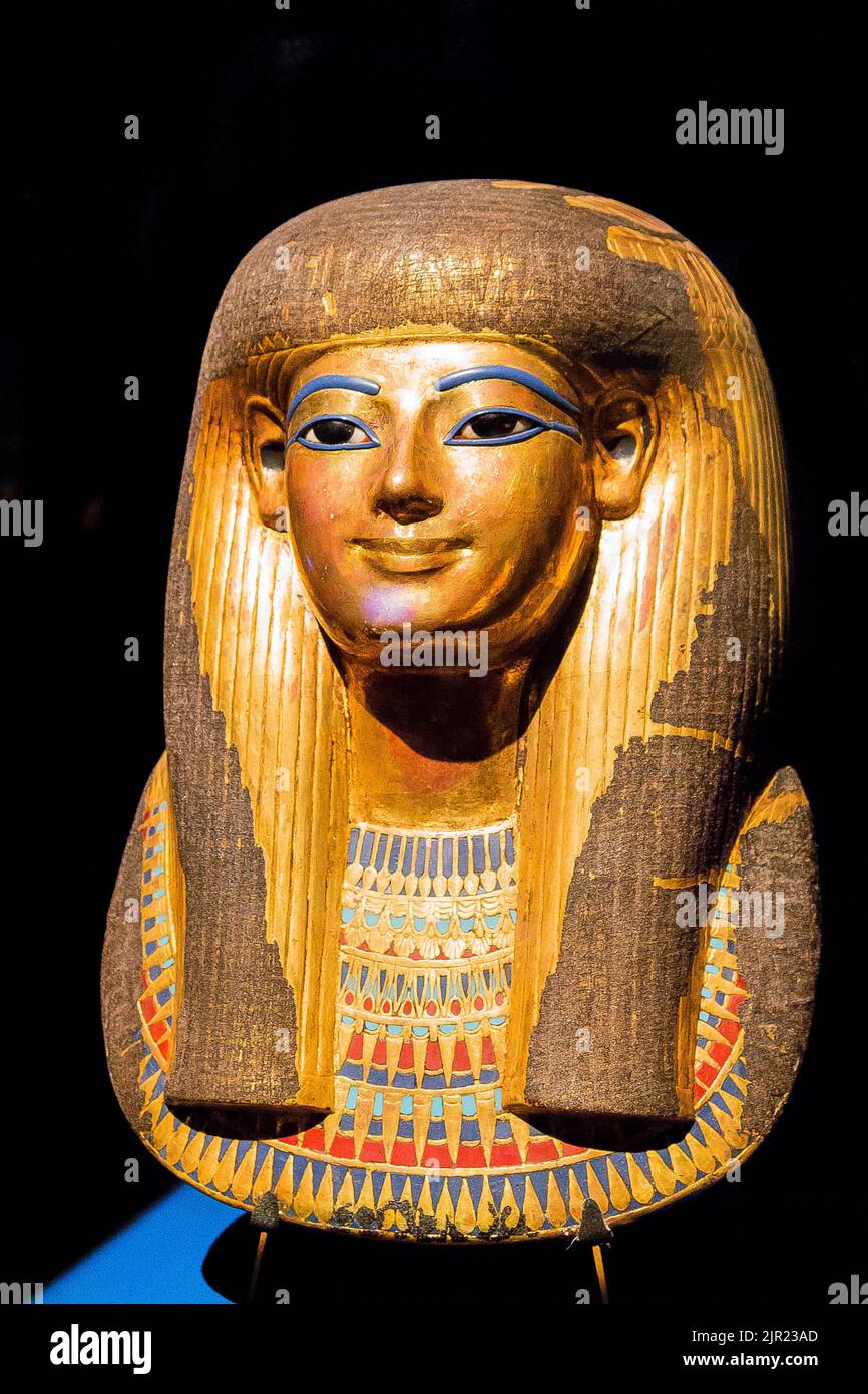 Egypt, Cairo, Egyptian Museum, from the tomb of Yuya and Thuya in Luxor ...