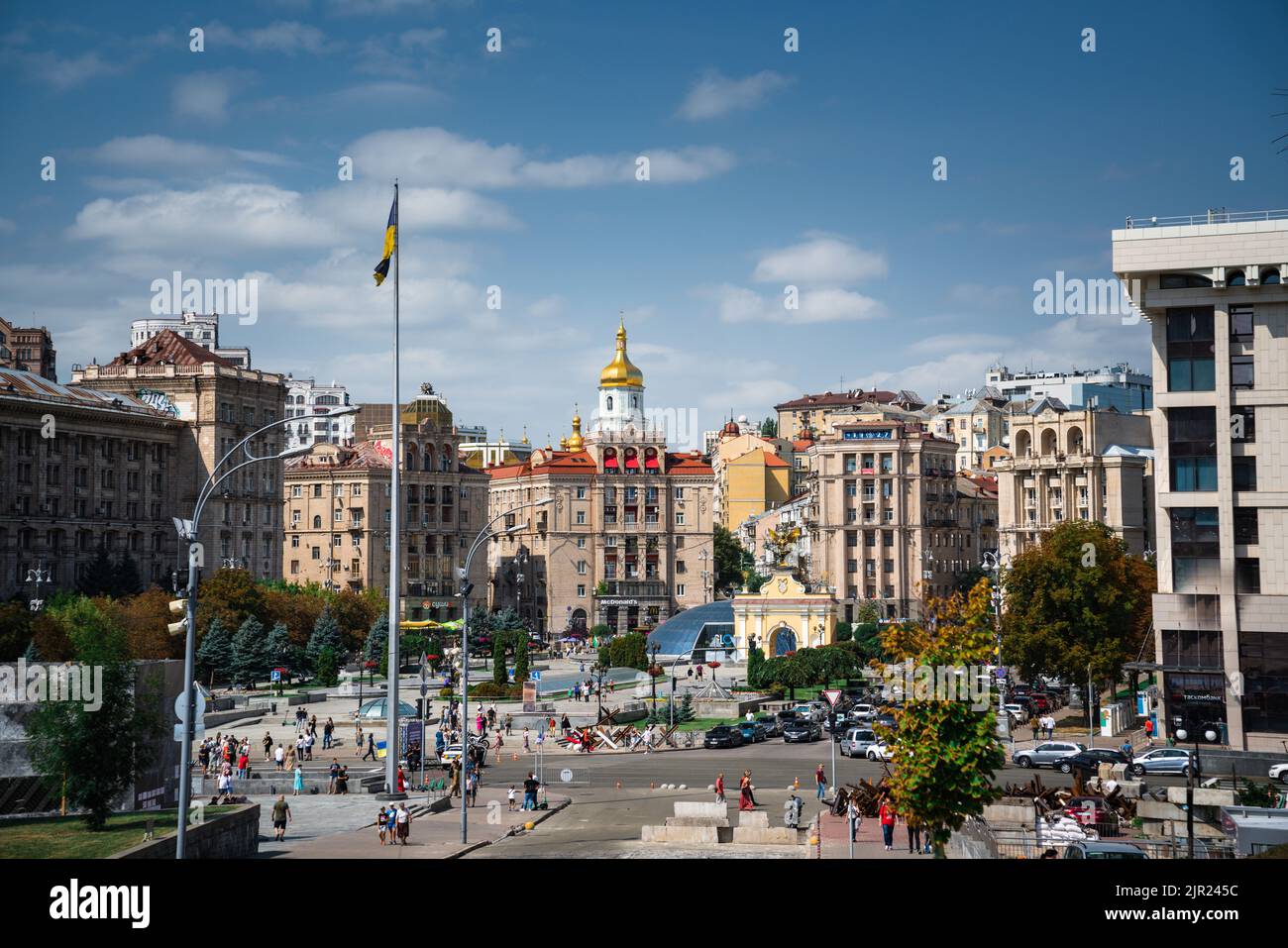 KYIV, UKRAINE - August 21, 2022: Parade before Independent Day of ...