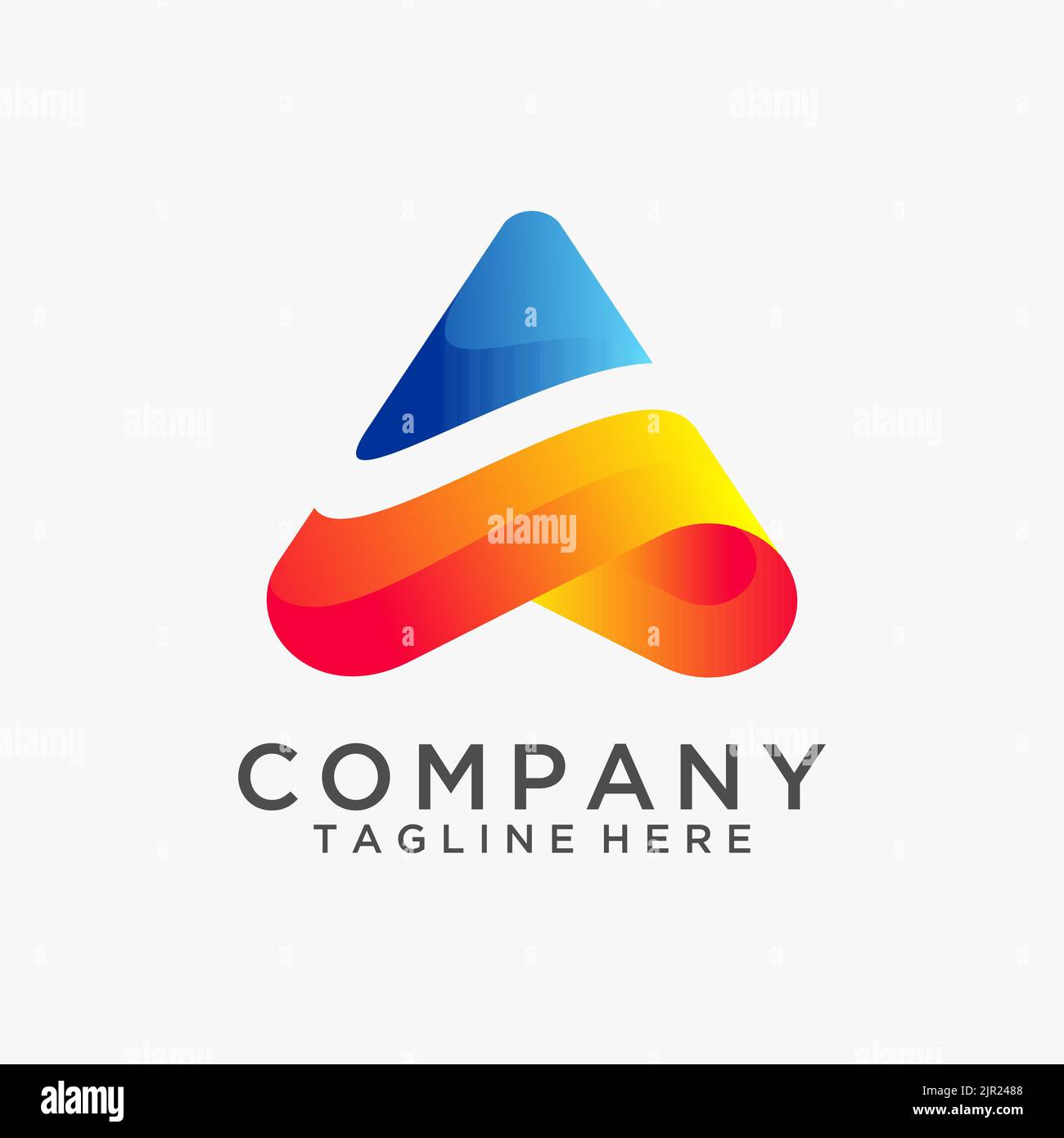 Letter logo arrow template hi-res stock photography and images - Alamy