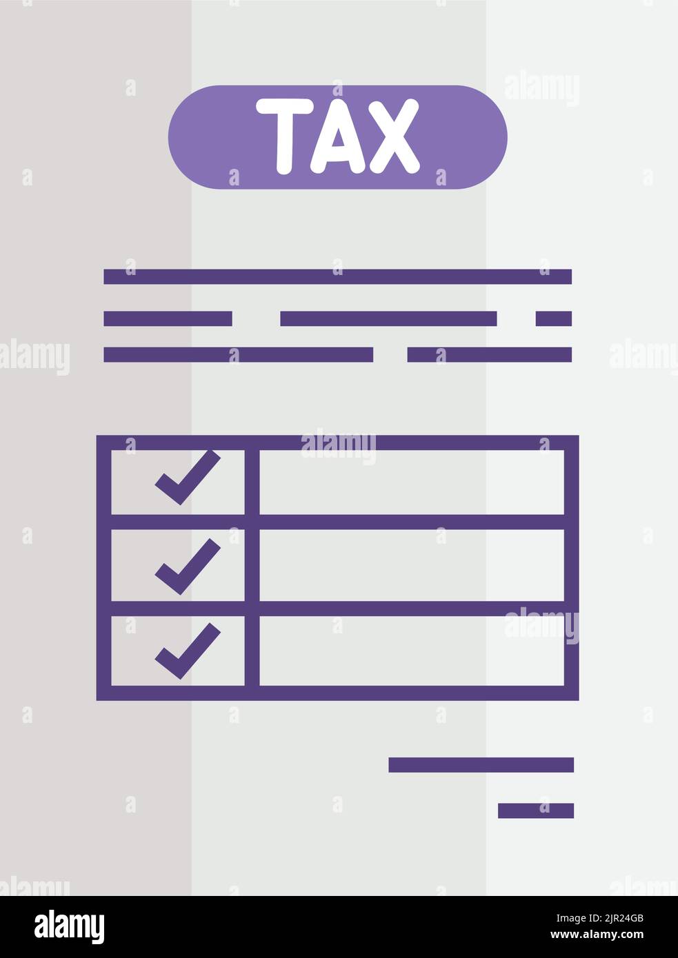 tax paper document Stock Vector Image & Art - Alamy