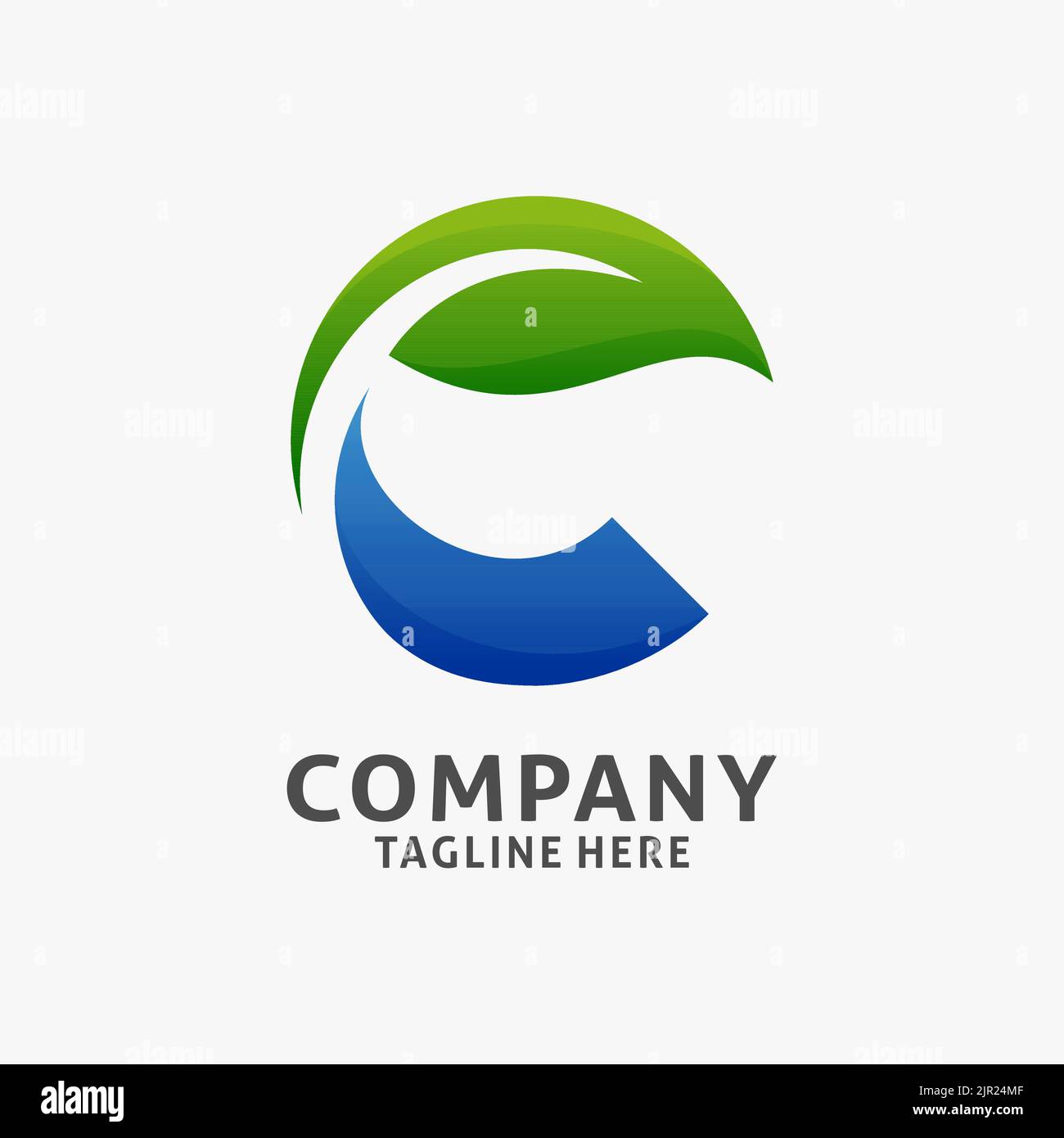 Letter C leaf logo design Stock Vector Image & Art - Alamy