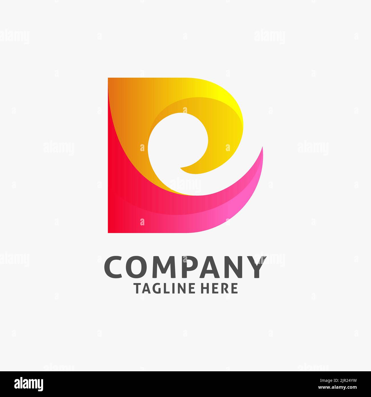 Letter D modern logo design Stock Vector Image & Art - Alamy