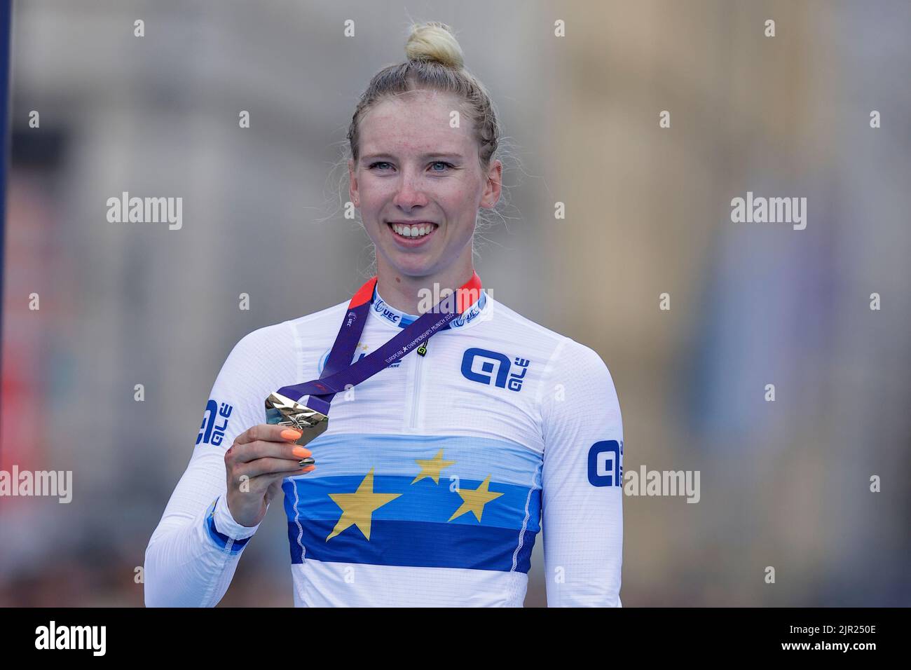 MUNICH, GERMANY - AUGUST 21: Lorena Wiebes of The Netherlands during ...