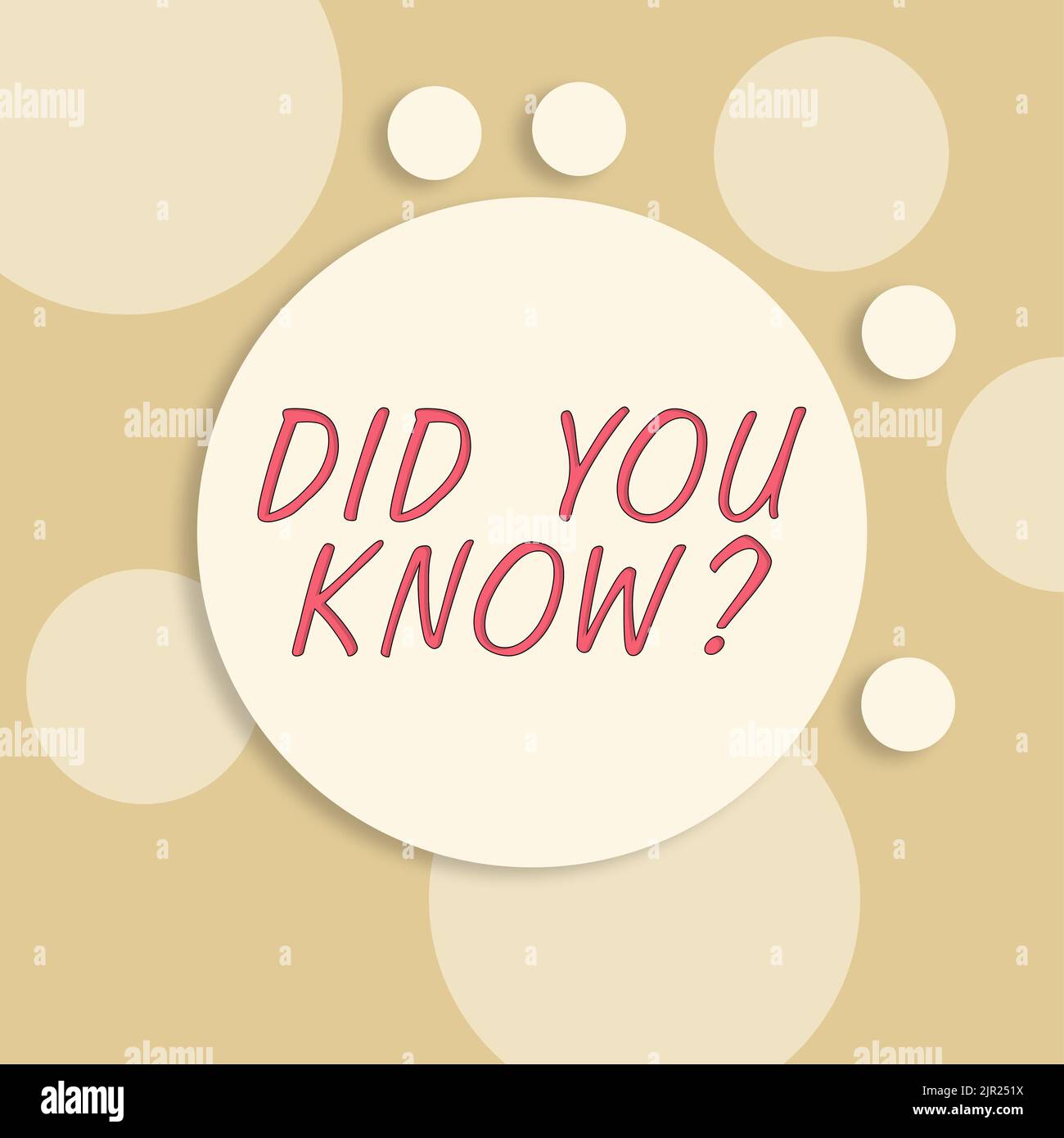 Sign displaying Did You Know, Business concept Knowing the next move ...