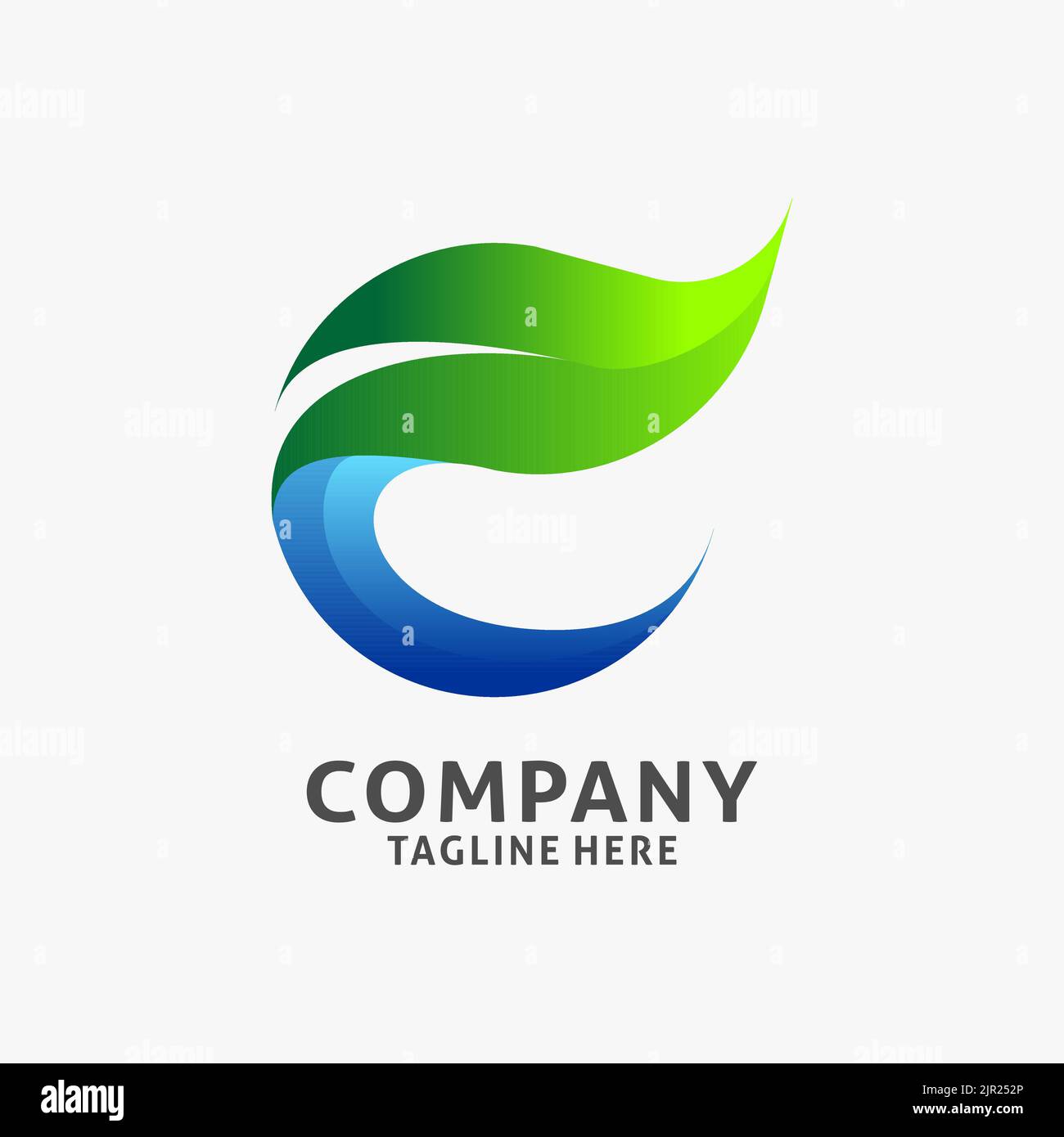 Letter C leaf logo design Stock Vector Image & Art - Alamy