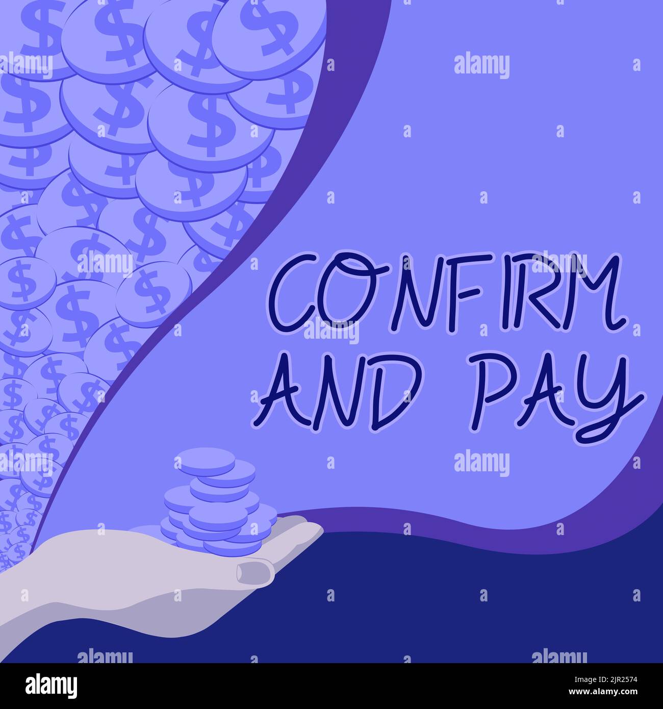 Conceptual caption Confirm And Pay. Internet Concept Check out your ... Conceptual caption Confirm And Pay. Internet Concept Check out your ...
