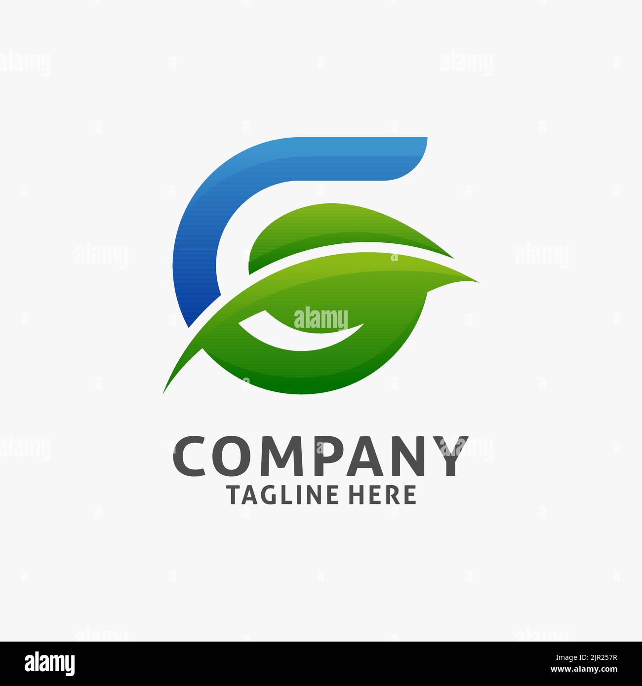 Letter G leaf logo design Stock Vector Image & Art - Alamy