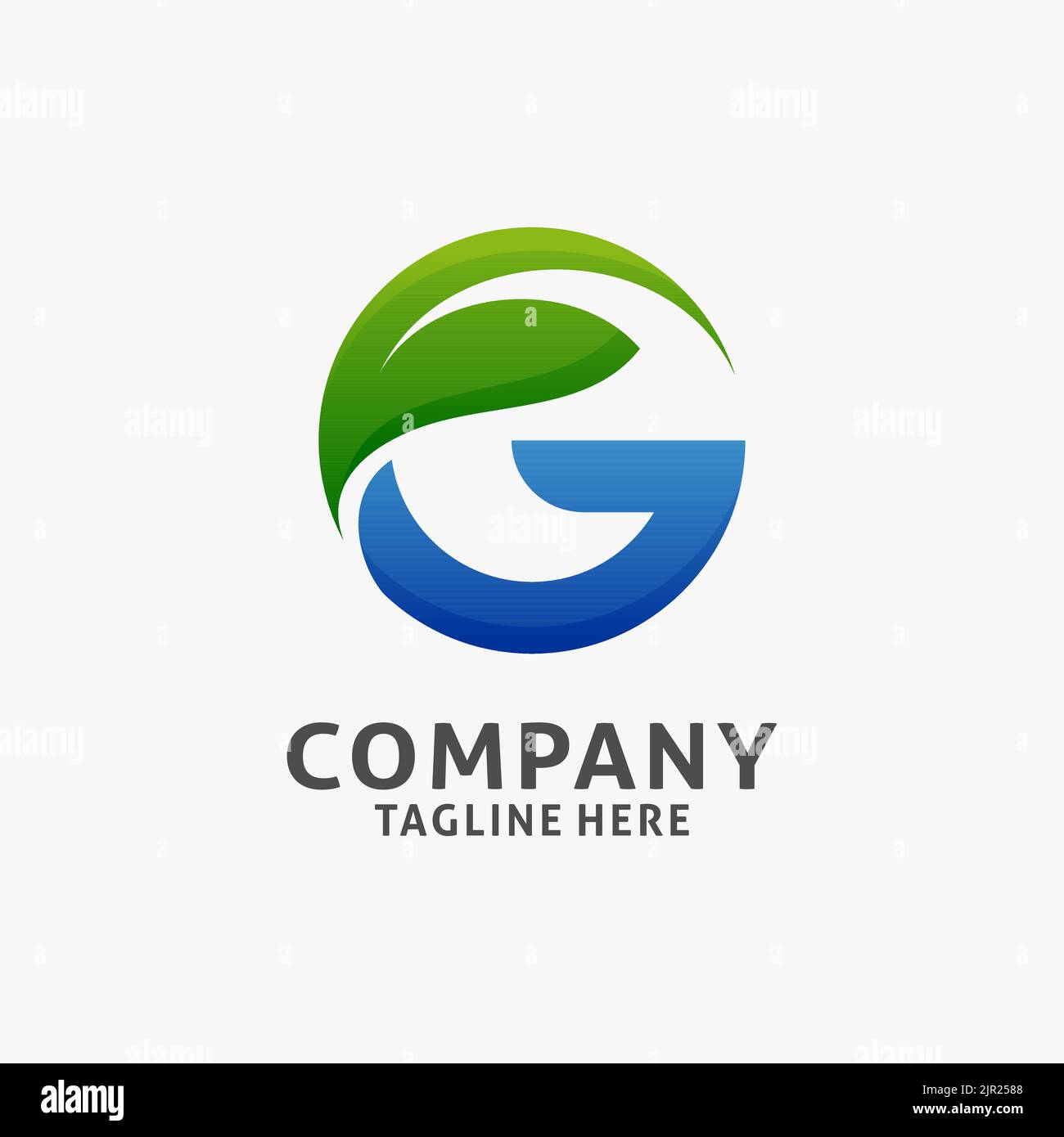 Letter G leaf logo design Stock Vector Image & Art - Alamy