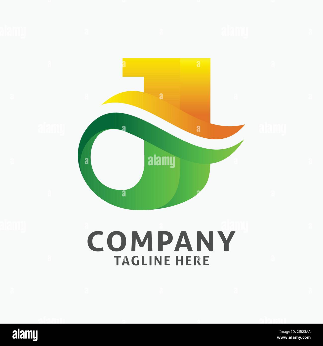 Letter J slice logo design Stock Vector Image & Art - Alamy