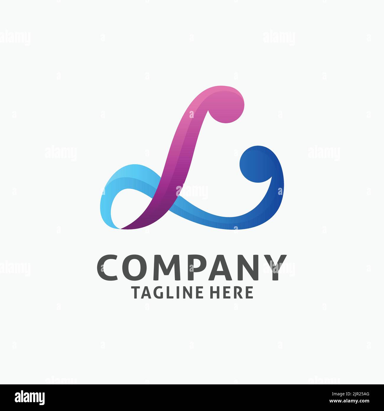 Letter l l logo hi-res stock photography and images - Alamy