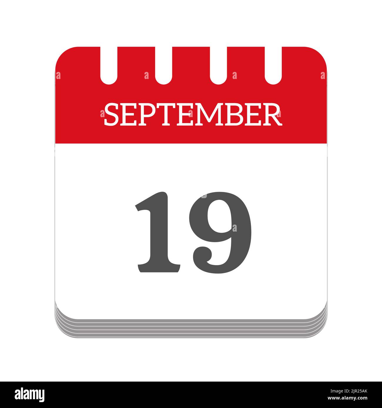 19 calendar Cut Out Stock Images & Pictures - Alamy