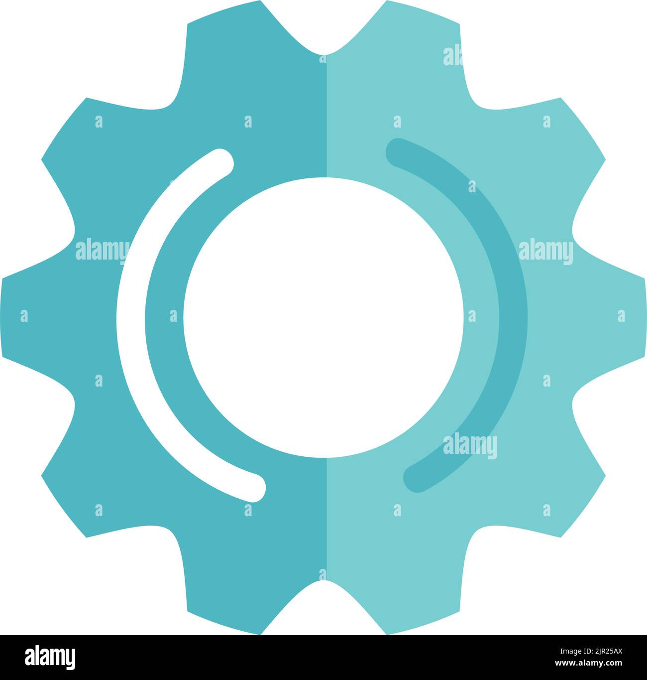 blue gear cog setting Stock Vector Image & Art - Alamy