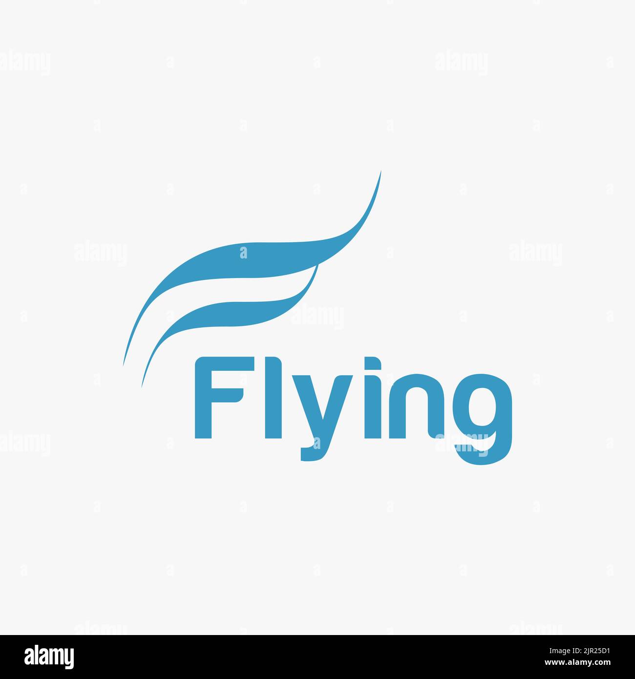 Letter F fly logo design Stock Vector Image & Art - Alamy
